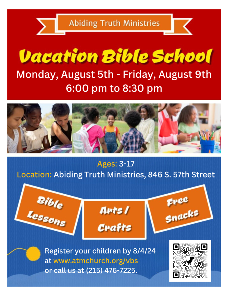 Vacation Bible School 2024 – Abiding Truth Ministries